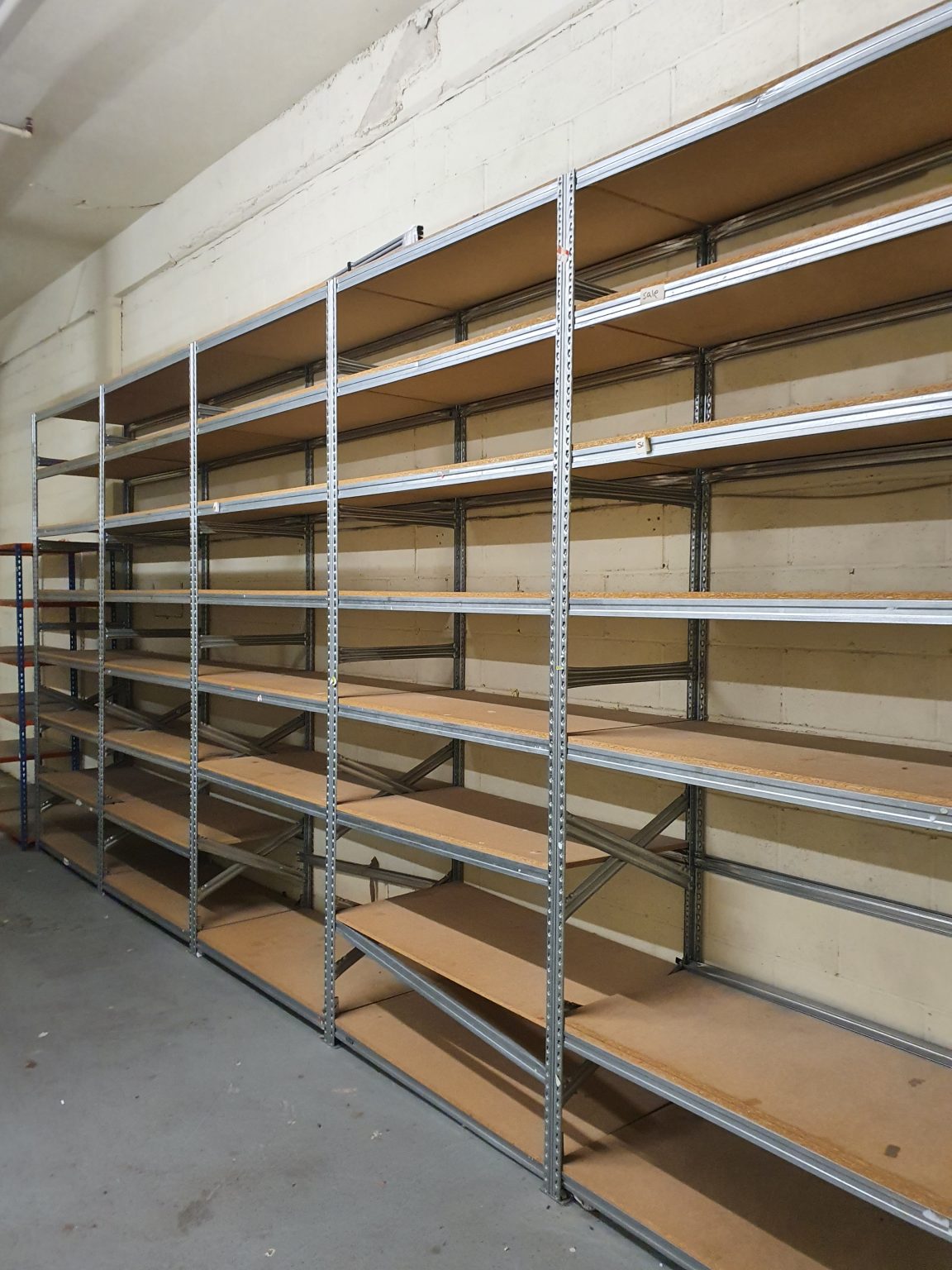 Galvanised racking – Office Furniture Newbury